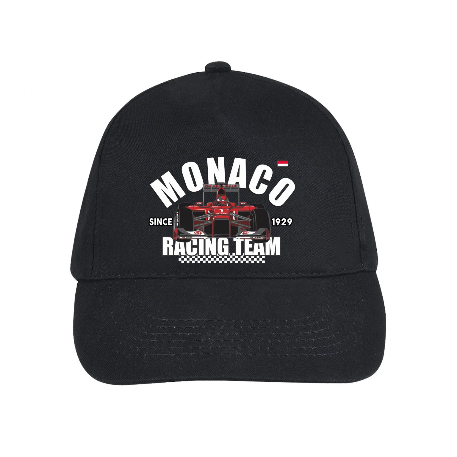 Adult Monaco Speed Black Cap - Monaco Addict
