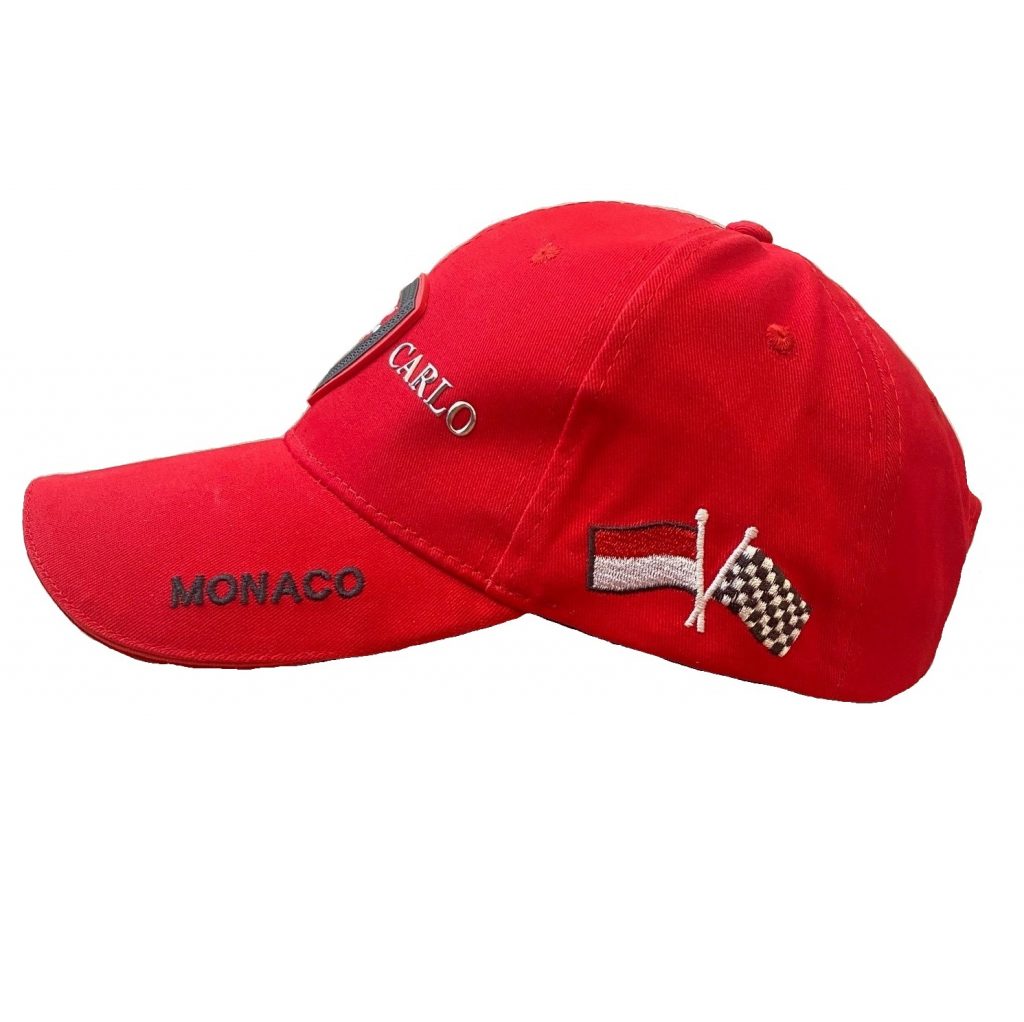 Adult Cap Monaco Scudetto Red - Monaco Addict