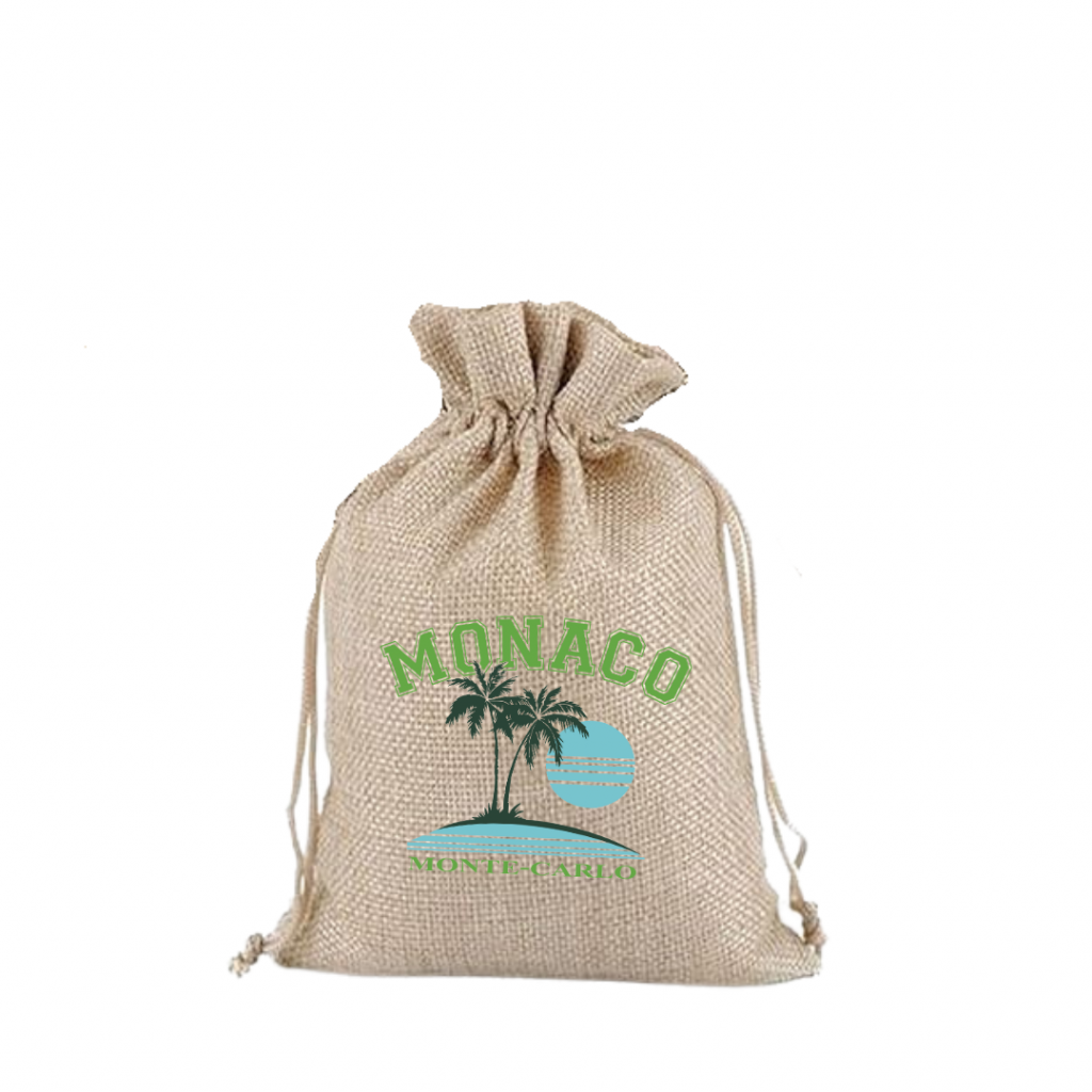 Monaco Palm Trees Green Pouch - Monaco Addict